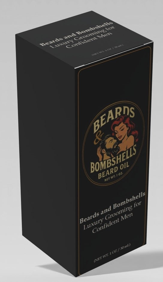 Soothing Beard Oil – Dark Amber – Beards & Bombshells