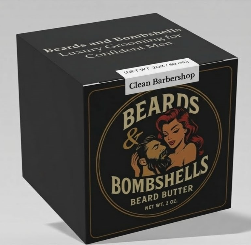 Hydrating Beard Butter – Clean Barbershop – Beards & Bombshells